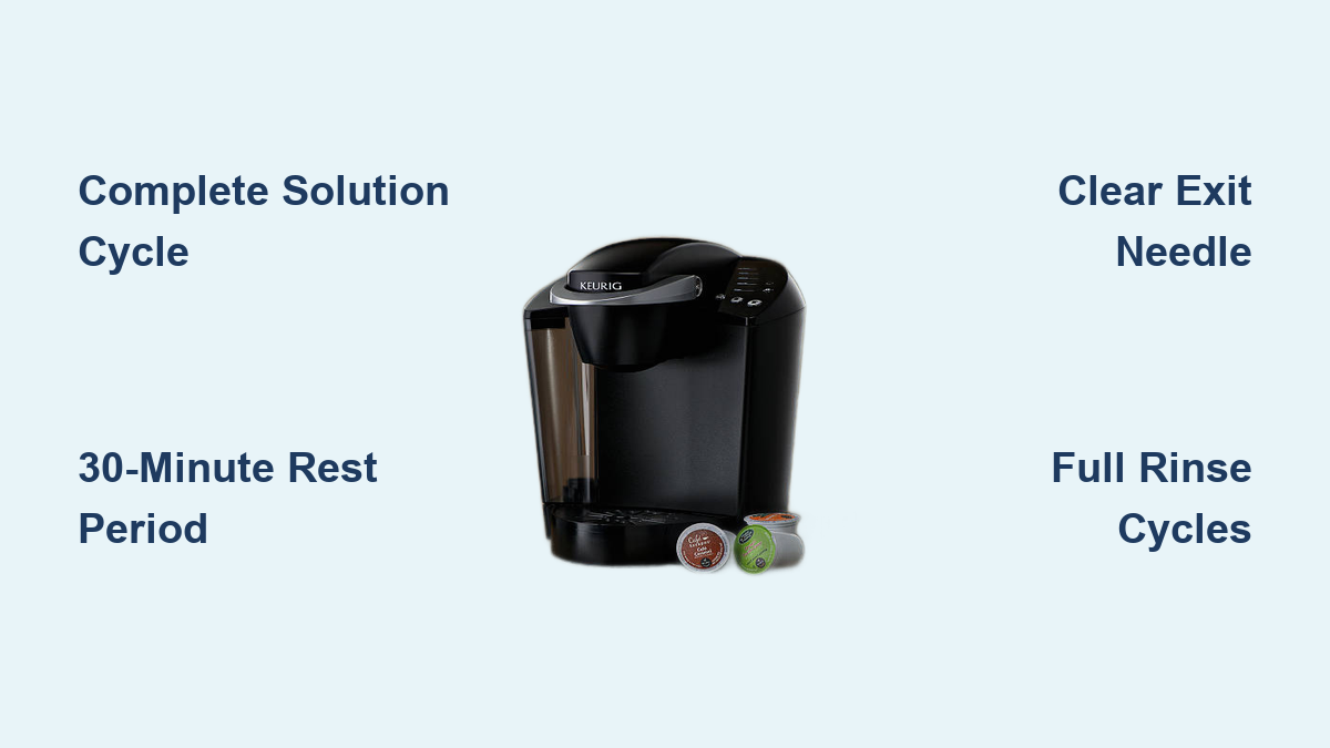 Keurig Not Working After Descaling? Fix It Fast